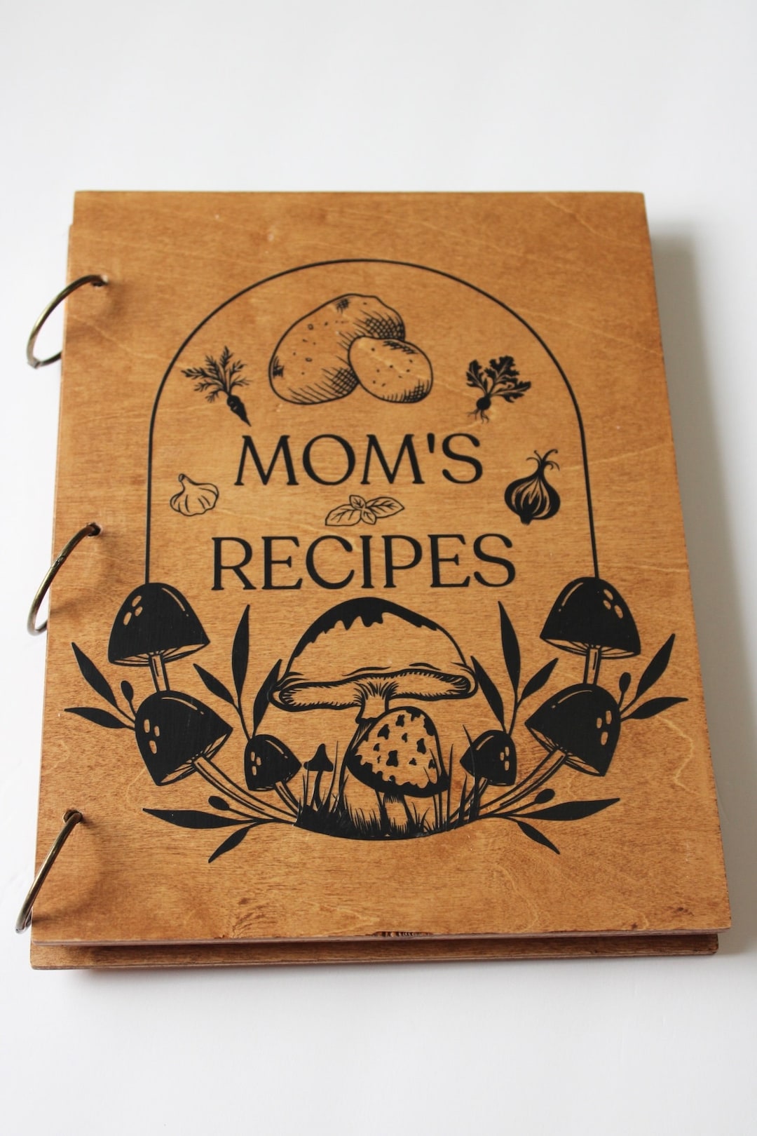 Personalized Wooden Recipe Book Family Recipes 9x12 Wooden Panels ...