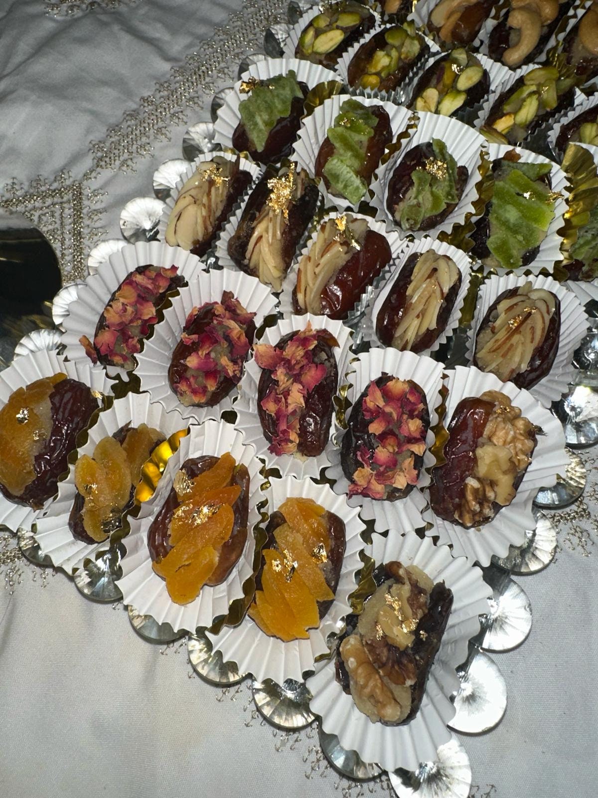 Medjool Stuffed Gourmet Dates, Pistachio Dates, Almond Dates, Luxury ...