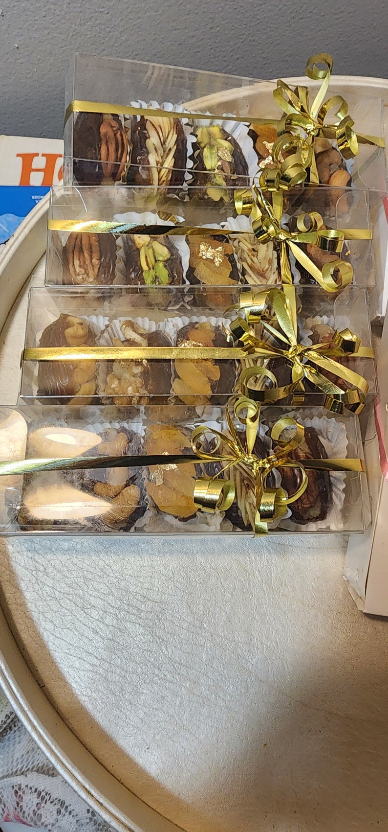 Medjool Stuffed Gourmet Dates, Pistachio Dates, Almond Dates, Luxury ...