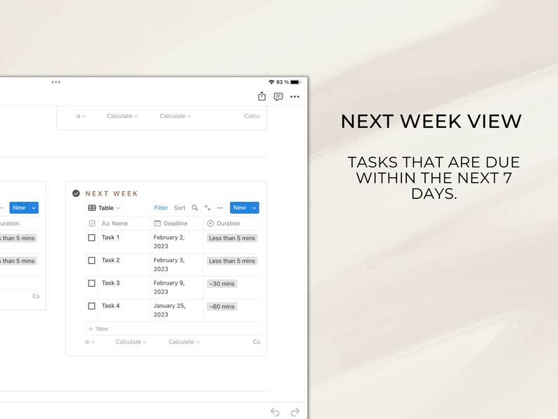 Notion Template Task Manager Notion Planner, Project Manager, Notion Dashboard, All in One ...