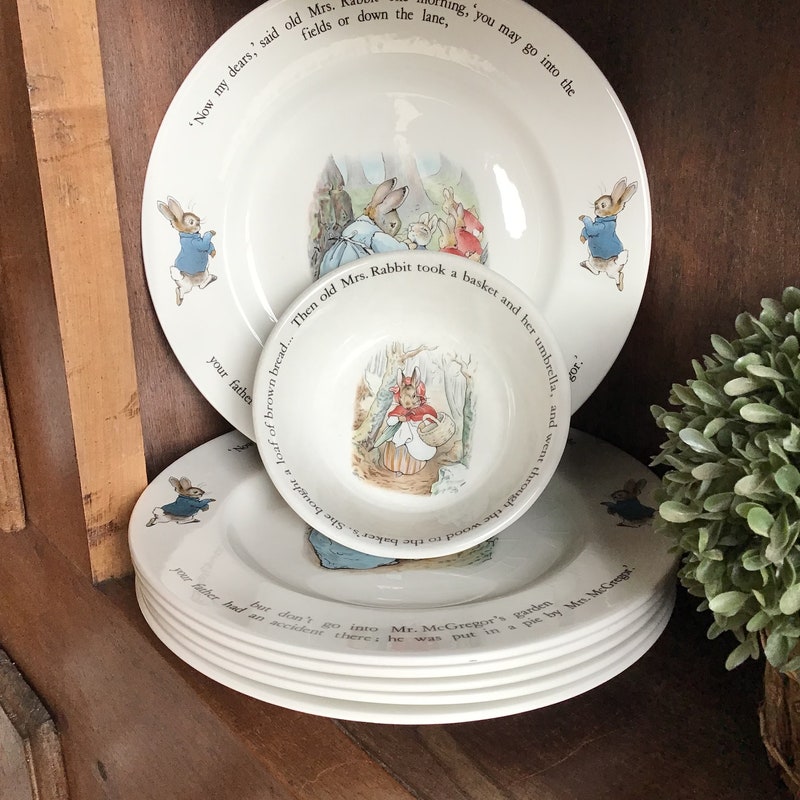Rabbit Plate - Etsy