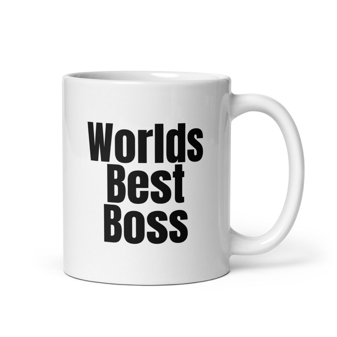 Worlds Best Boss Mug // the Office TV Show Mug - Etsy