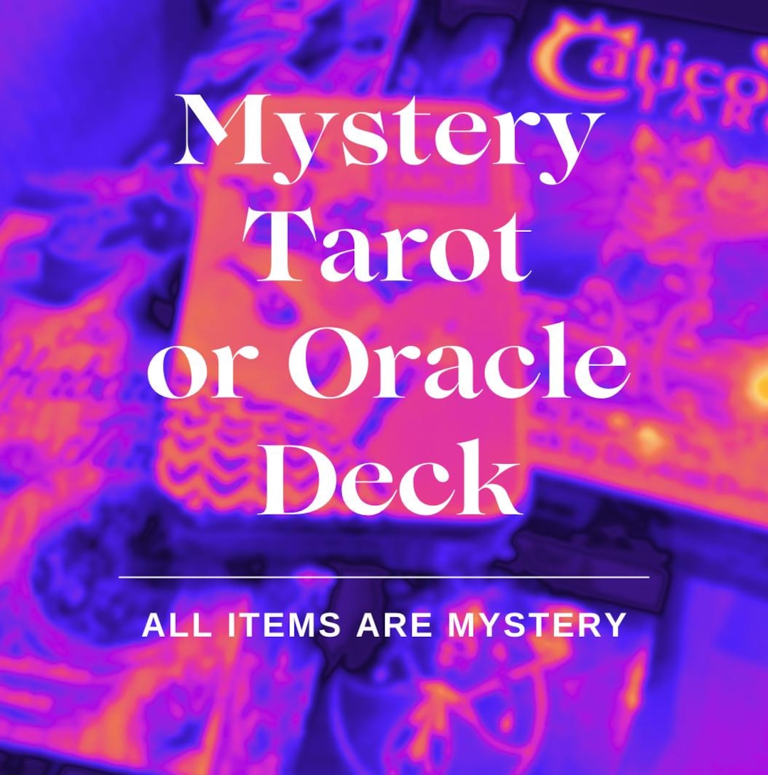 Tarot or Oracle Deck - Mystery Edition - Full Decks With Guidebooks! - Etsy