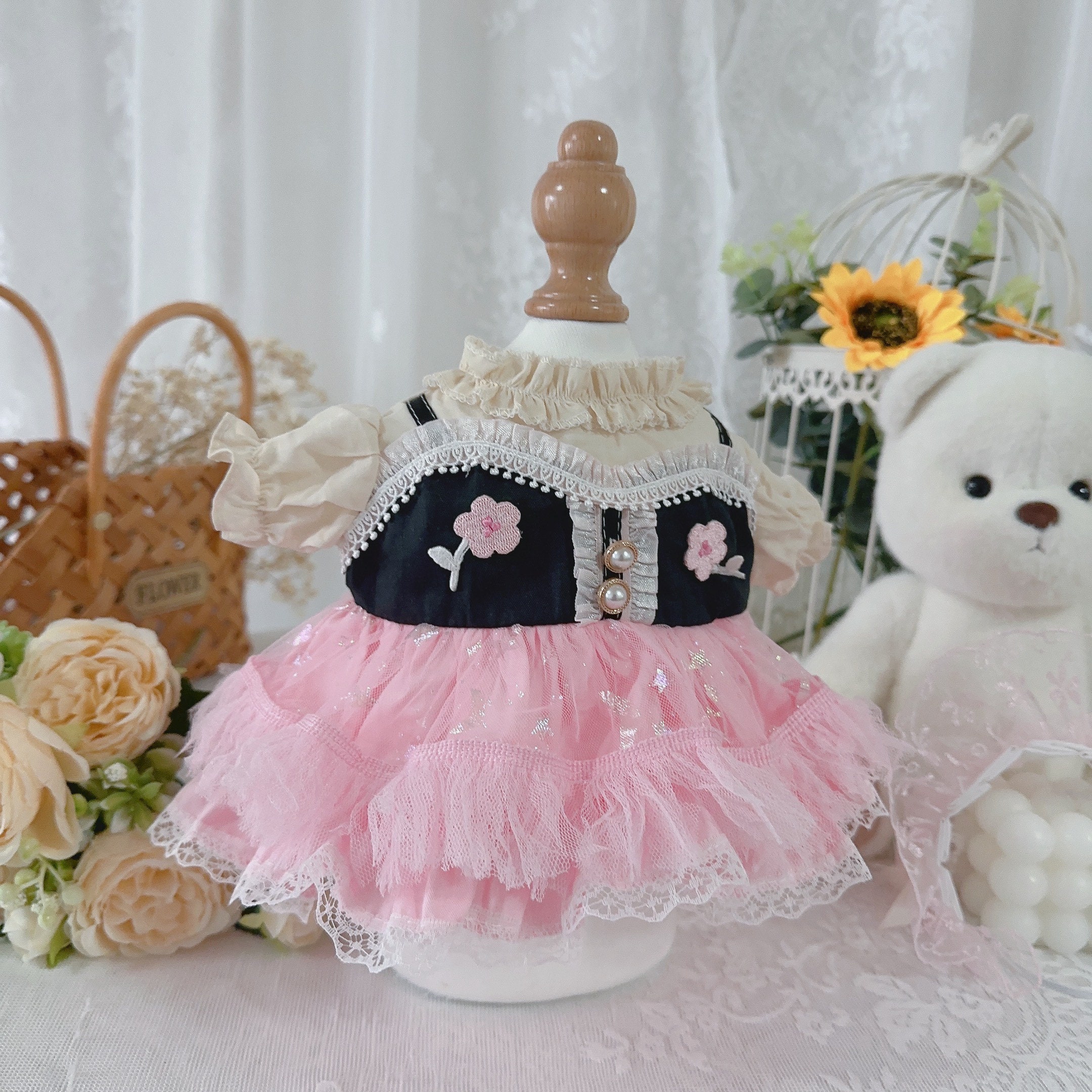 20cm Plush Doll Clothes Handmade Cotton Doll Dress 10 Cm 15 Cm 20 Cm 40 Cm Plush Doll Clothes ...