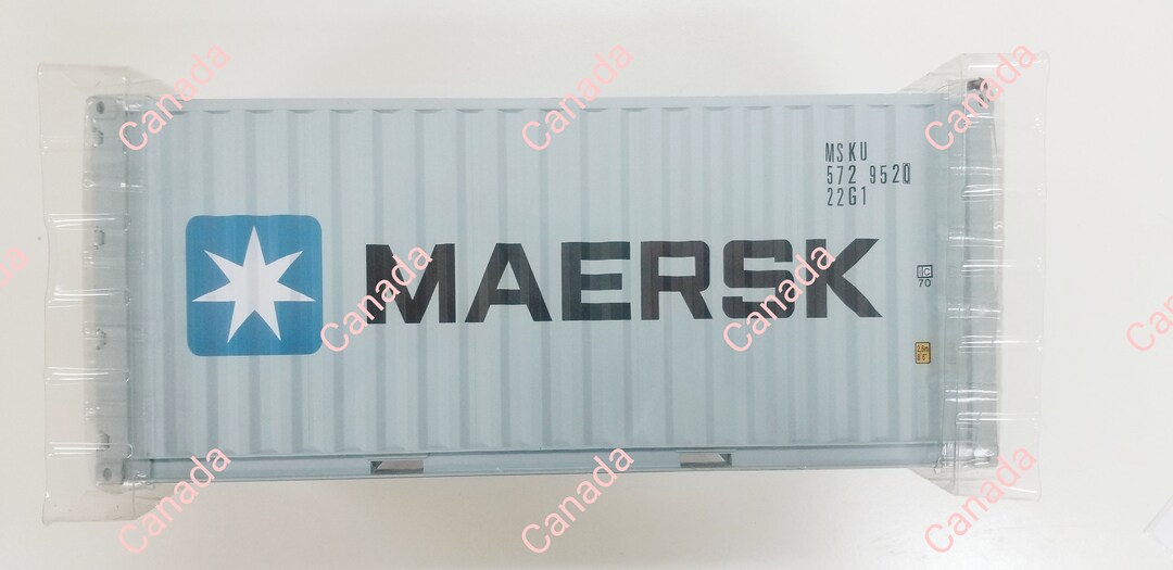 30cm Maersk 1:20 20ft Shipping Container Model New Box - Etsy