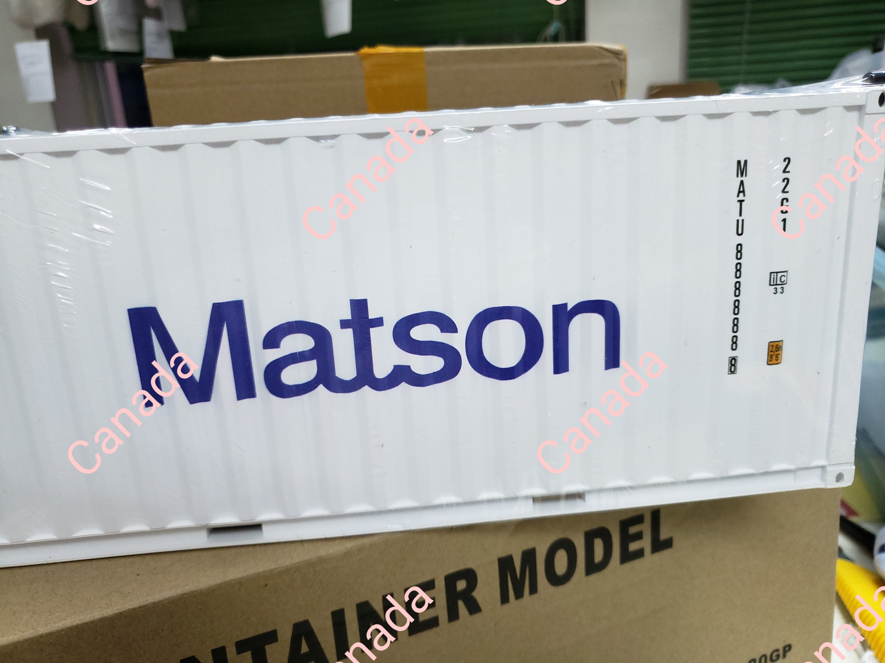 30cm Matson 1:20 Shipping Container Model - Etsy