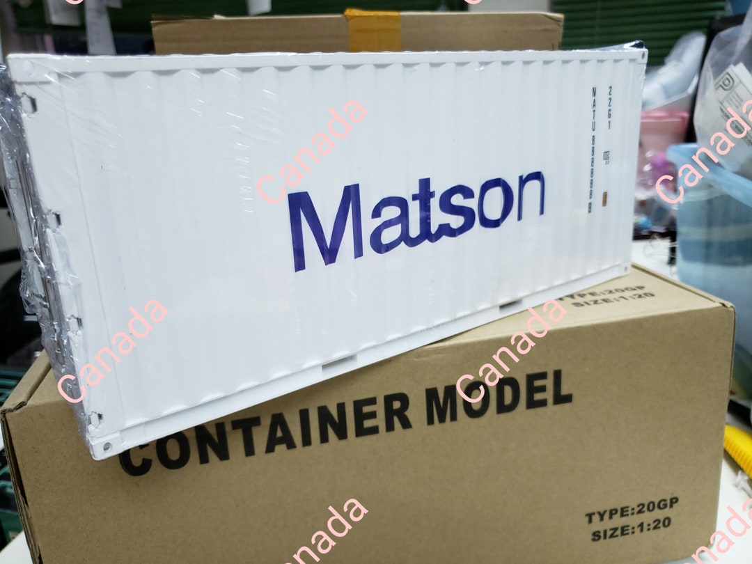 30cm Matson 1:20 Shipping Container Model - Etsy