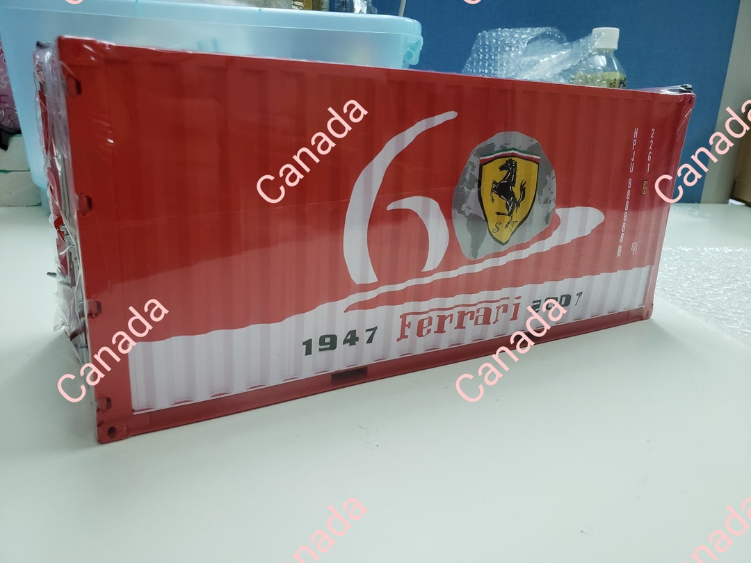 30cm SCUDERIA FERRARI 60 an Anniversary 1:20 Transport Cargo Shipping ...