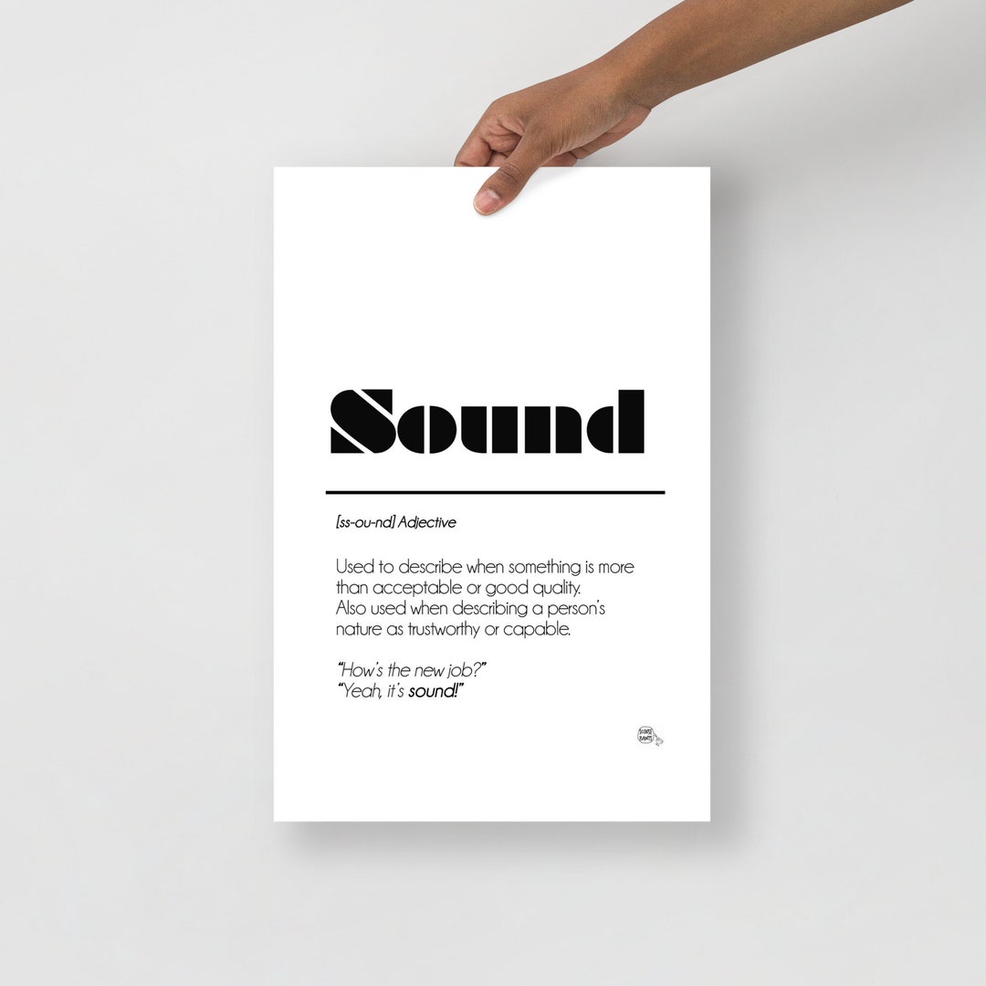 Scouse Words Funny Poster: Sound - Etsy