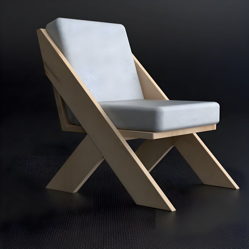 Wooden Chair Assembly Plan: Download PDF for Garden/dining Room - Etsy