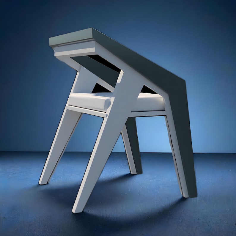 Modern Plywood High Chair Construction Plans - Easy DIY With Minimal ...