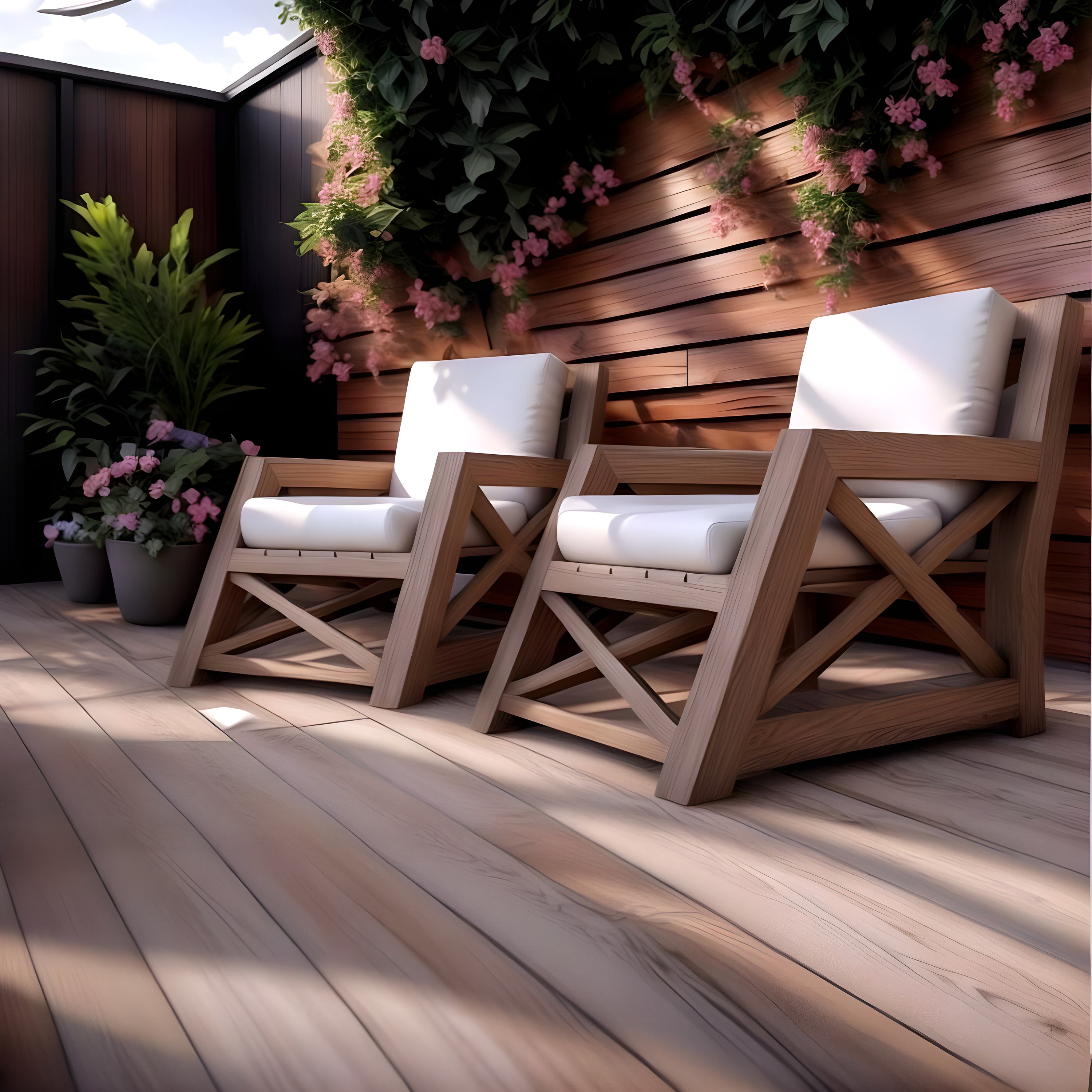 Wooden Chair Assembly Plan: Download PDF for Garden or Dining Room ...