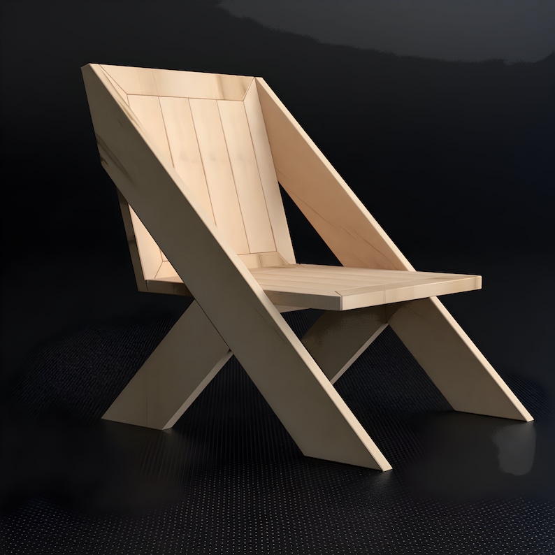 Wooden Chair Assembly Plan: Download PDF for Garden/dining Room - Etsy