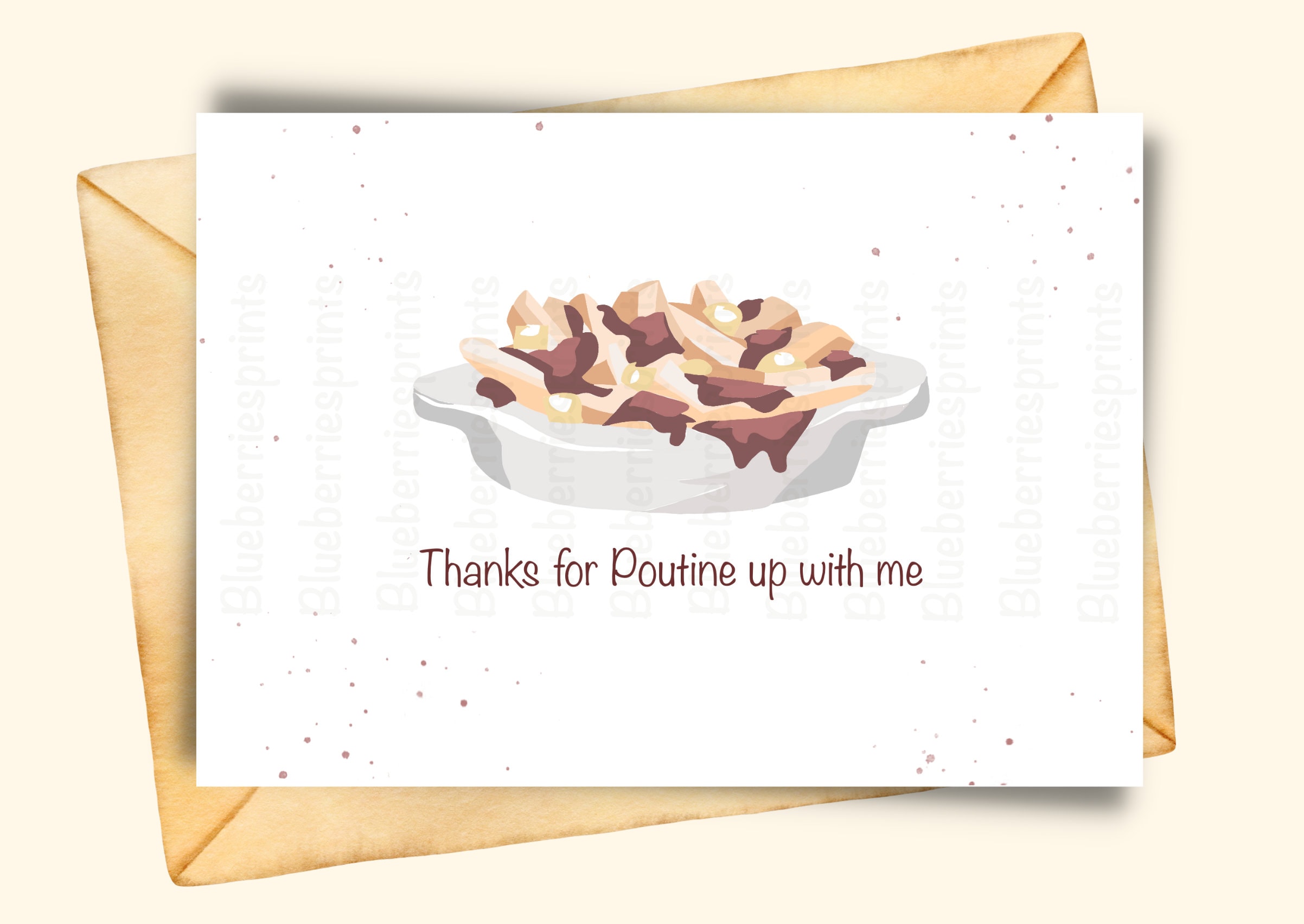 Poutine Funny Card Canada Quebec Digital Love Card Canada Card Funny ...
