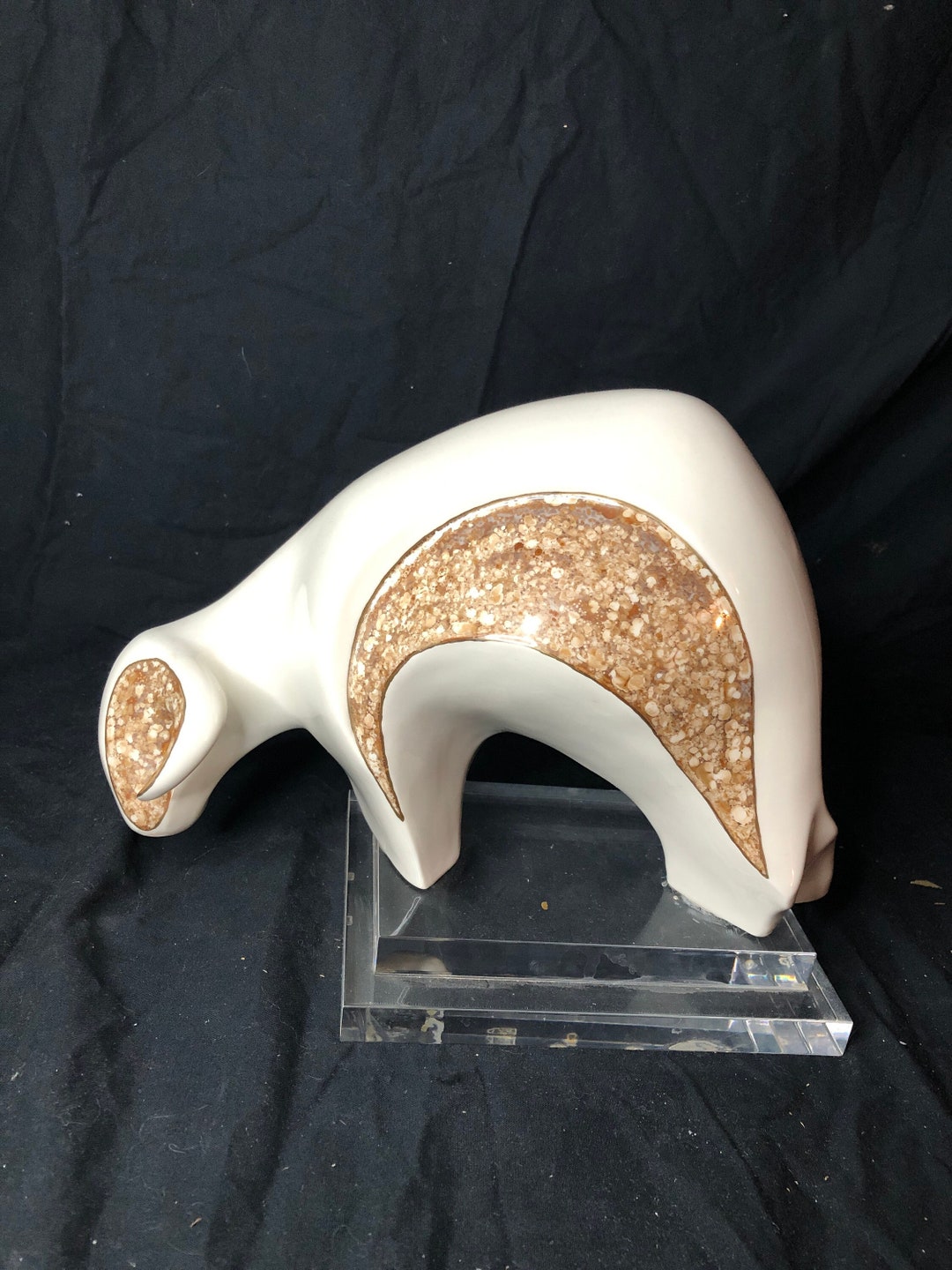 Galos Porcelain Art Deco Bull Sculpture 8569 Spain Abstract Rare ...