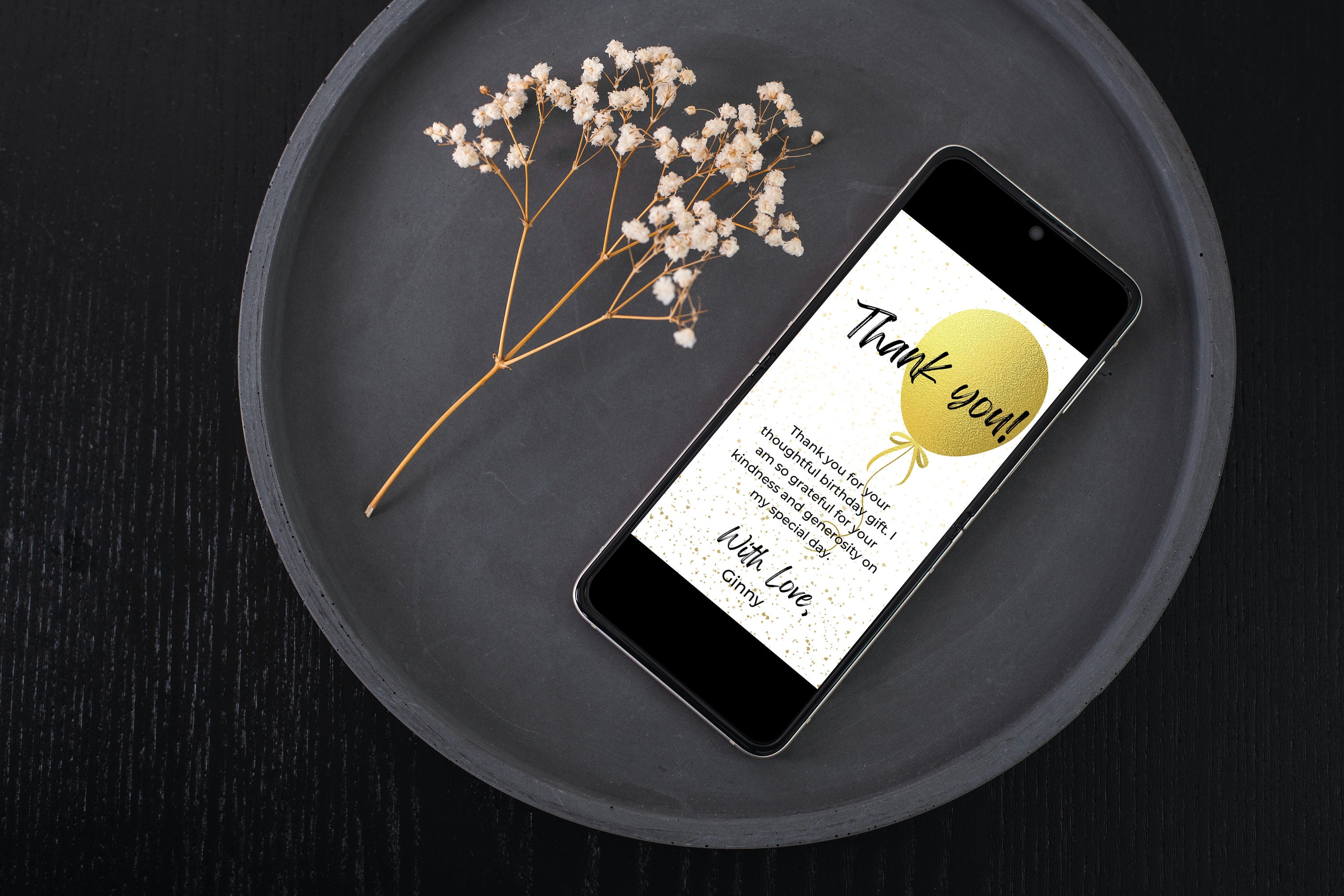 Electronic Thank You Card, Digital Birthday Card, Birthday Ecard ...