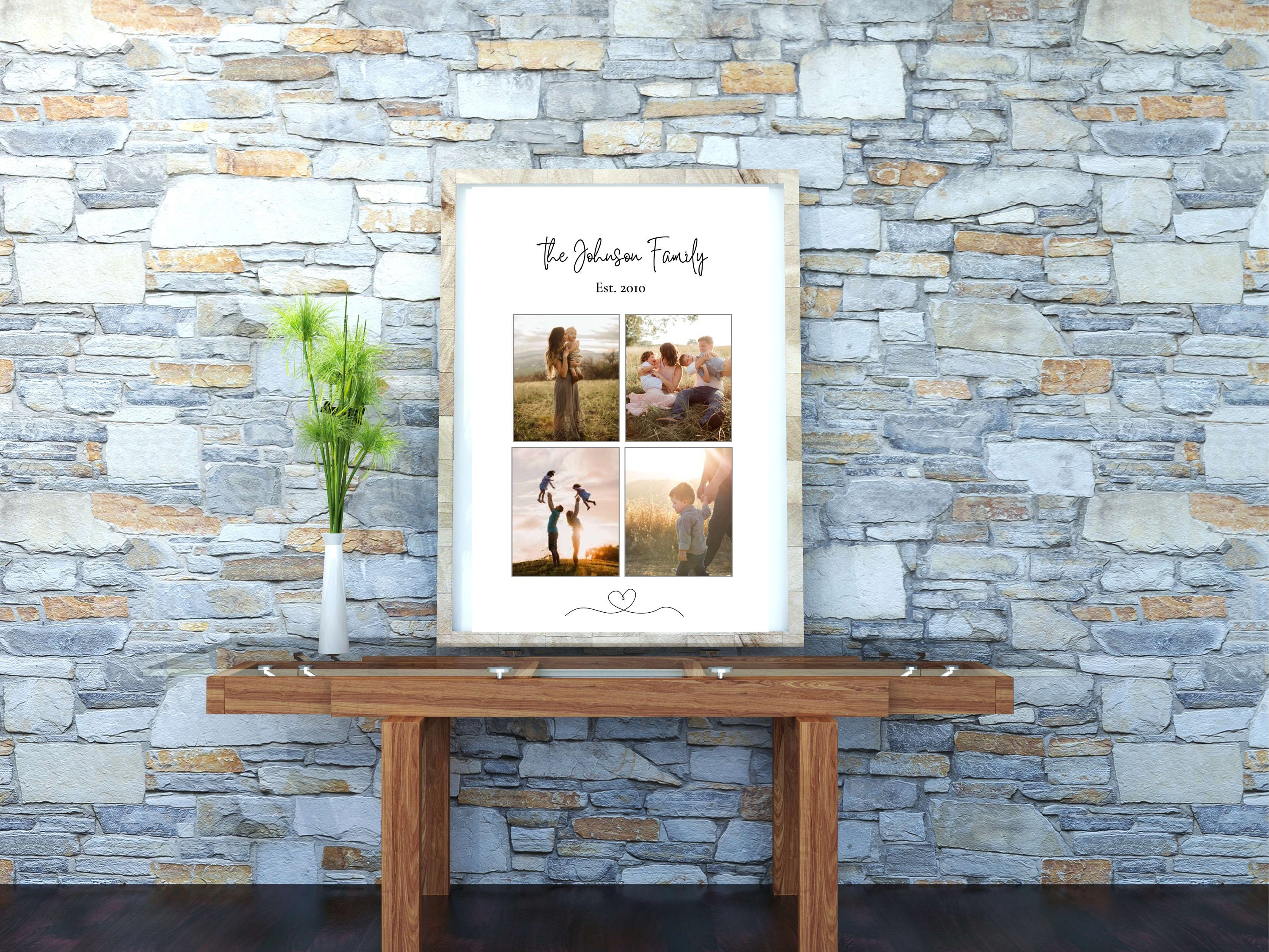 Family Photo Collage, Poster Template, Custom Gift, Photo Collage ...