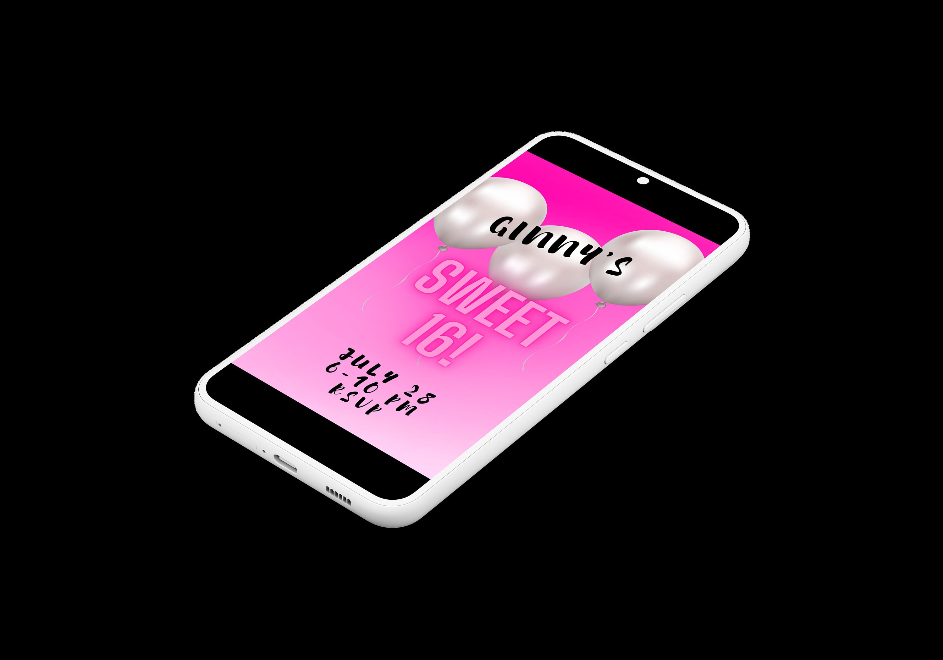 Electronic Invitation, Digital Birthday Card, Birthday Ecard, Mobile ...