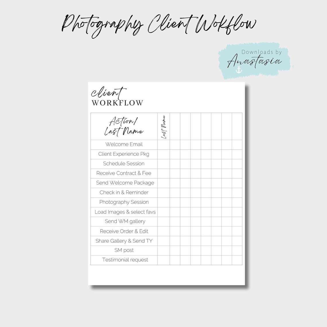 Photographer Client Workflow, Photography Business, Client Management ...