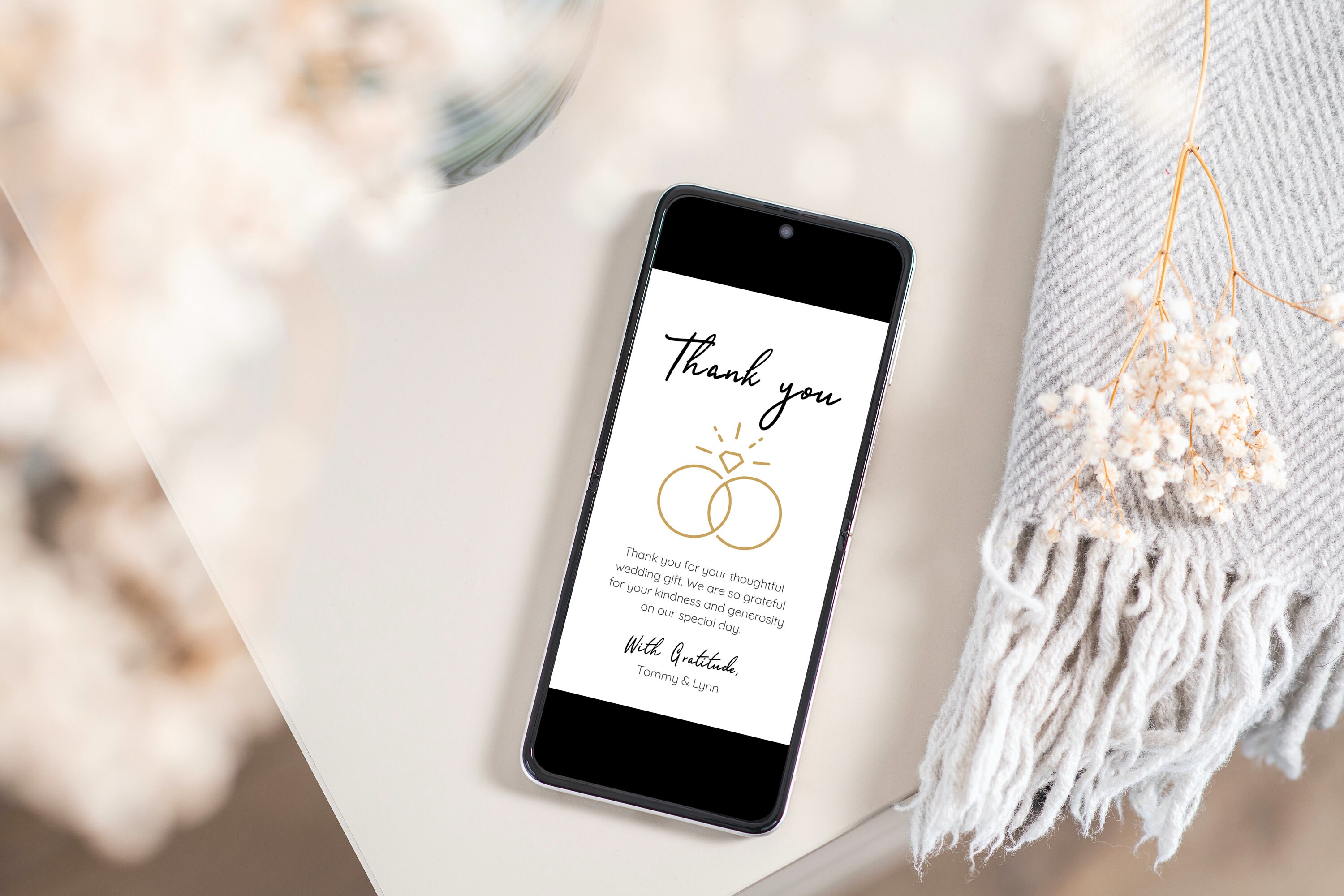 Electronic Thank You Card, Digital Birthday Card, Birthday Ecard ...