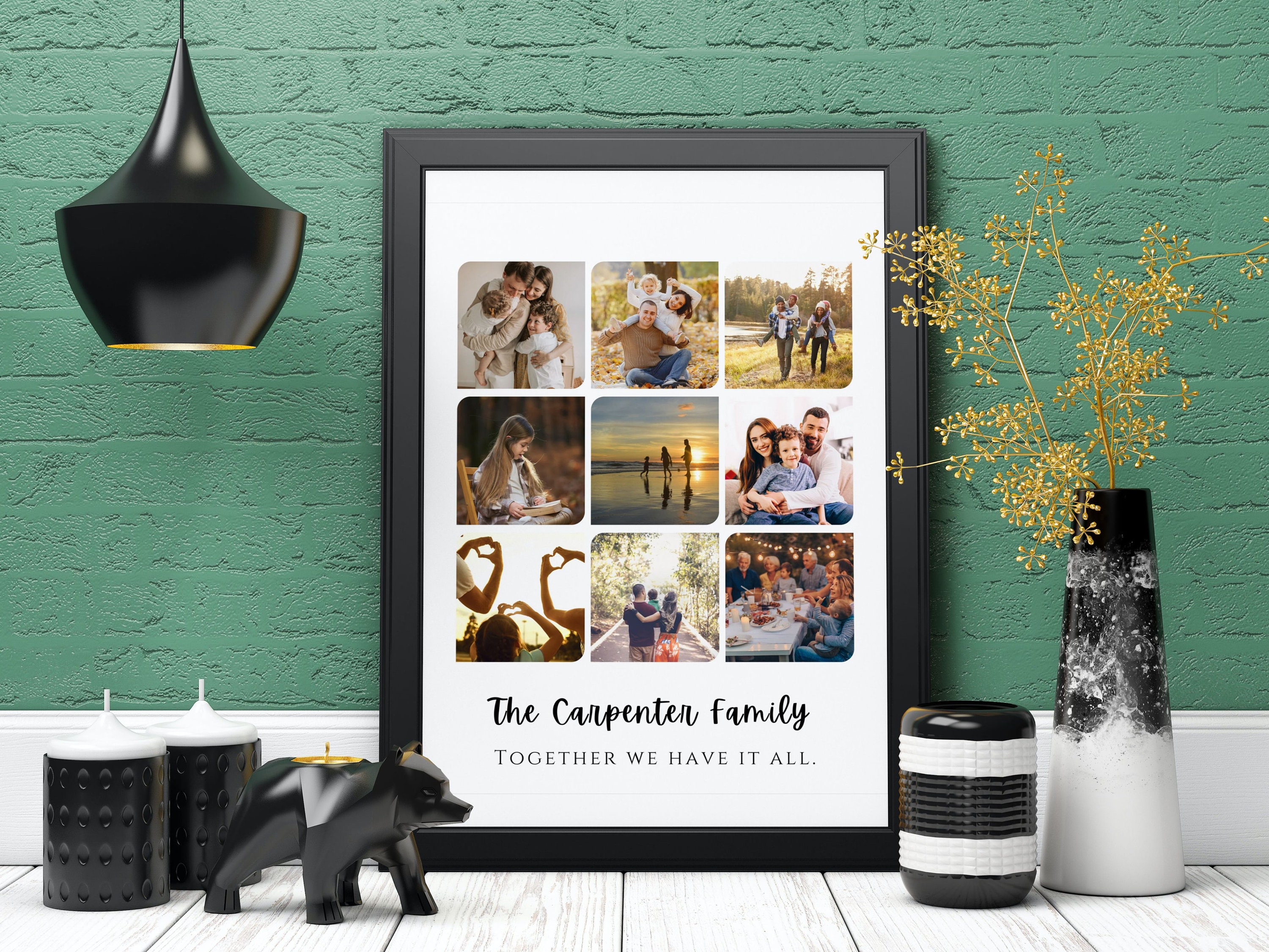 Personalized Photo Collage, Custom Template, Canva Personalized Photo ...