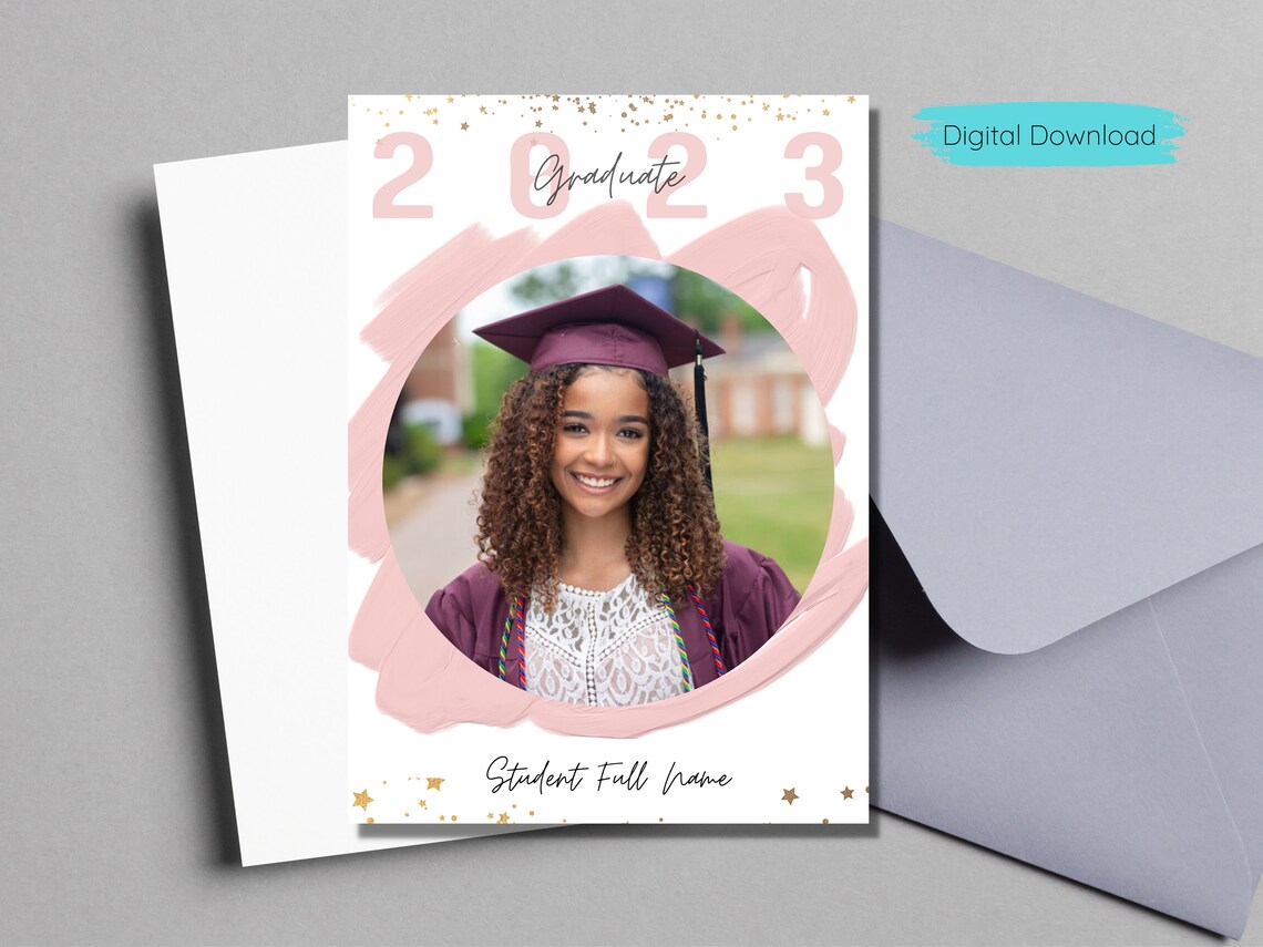 Graduation Announcement Template, Class of 2023, Graduation Party ...