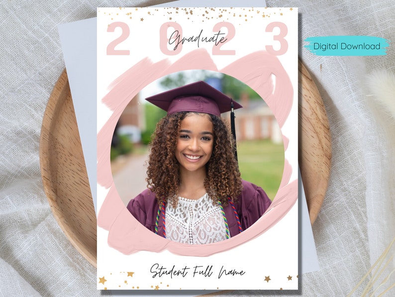 Graduation Announcement Template, Class of 2023, Graduation Party ...