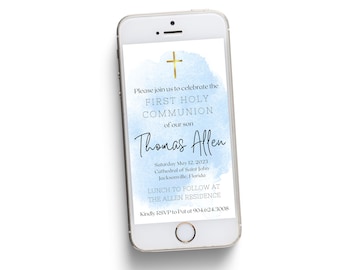 Electronic Invitation, Digital Grad Invite, Birthday Ecard, Mobile ...