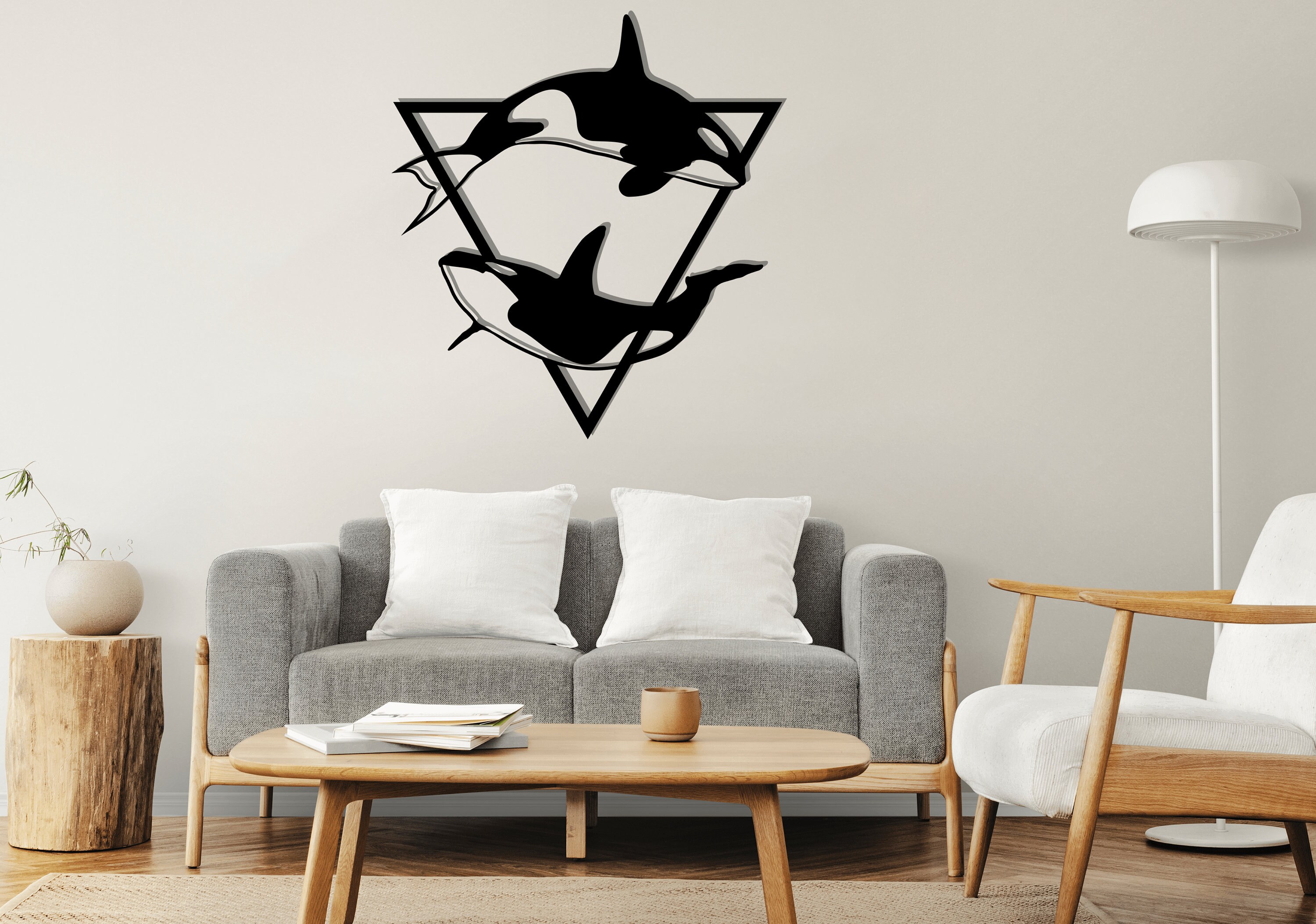 Orca Metal Wall Art Nature Wall Decor Bedroom Wall Decor - Etsy
