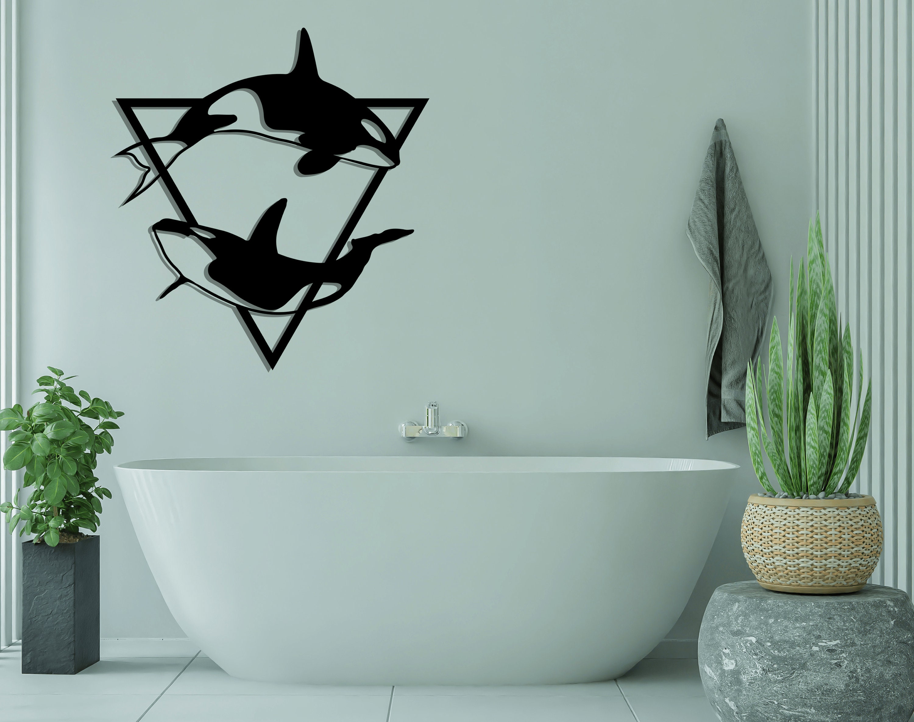Orca Metal Wall Art Nature Wall Decor Bedroom Wall Decor - Etsy