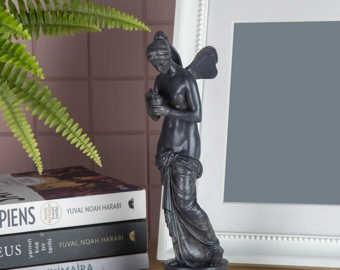 The Greek Goddess of Soul Psyche Statue With Angel Wings, Roman ...