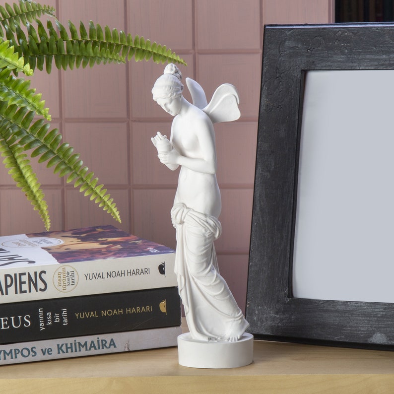 Psyche, the Greek Goddess of Soul Statue With Angel Wings, Roman ...