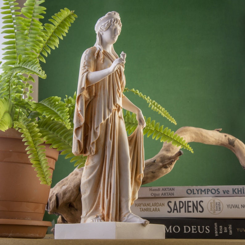 Elpis Greek Goddess of Hope Ancient Greek Statue Aged Model - Etsy
