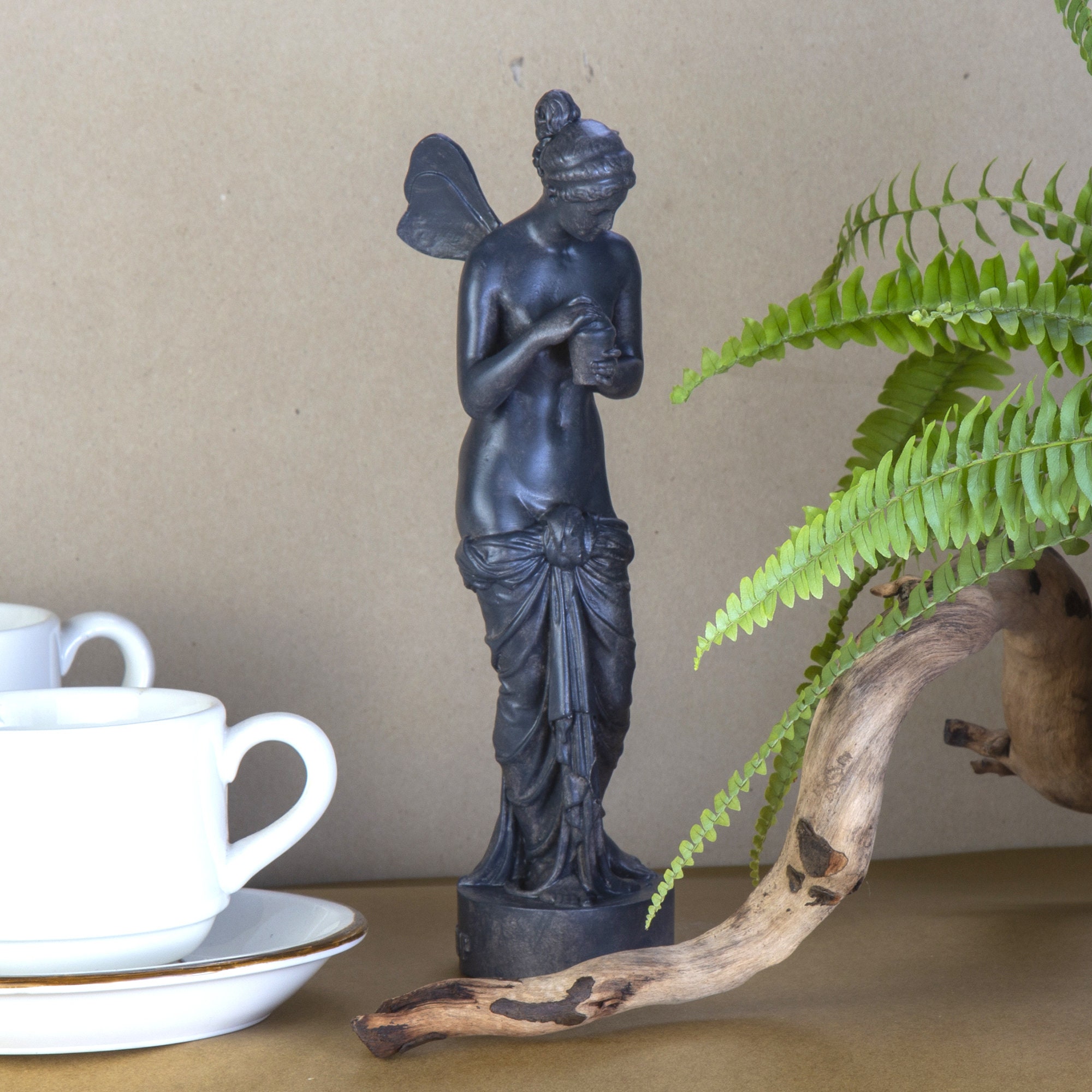 The Greek Goddess of Soul Psyche Statue With Angel Wings, Roman ...