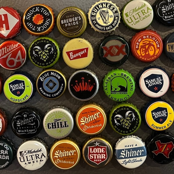 Beer Cap Magnets - Etsy