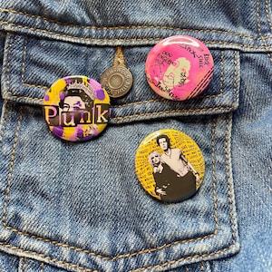 Punk Pin Badge Buttons: Punk Music Band Pins - Etsy