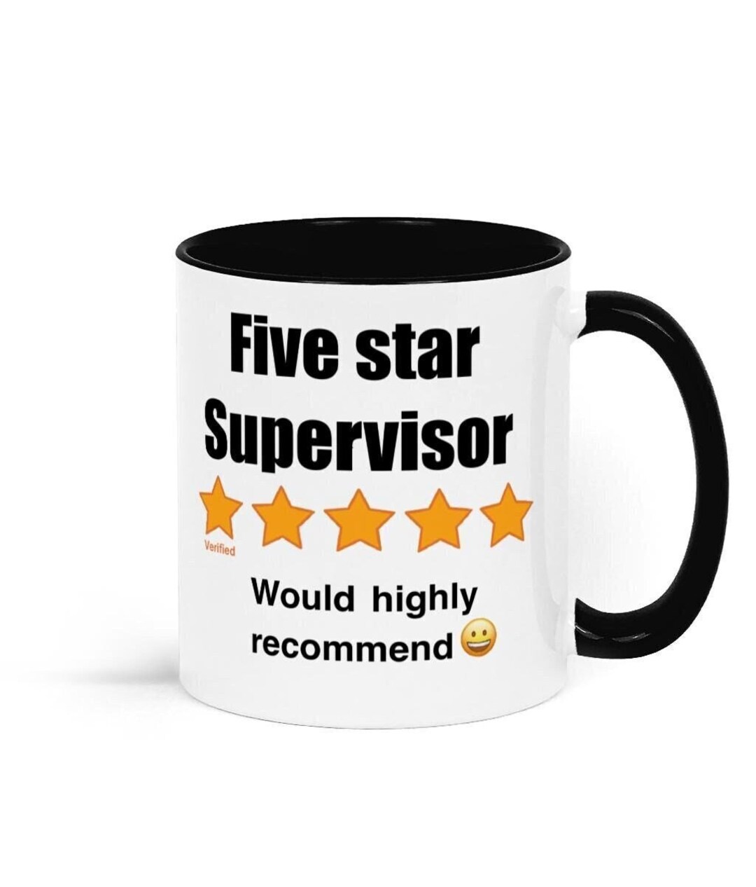 Supervisor Mug for a Five-star Work or Academic Uni Phd Supervisor - Etsy