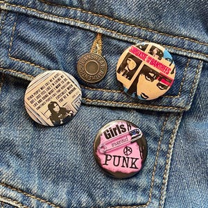 Punk Pin Badges | Music Band Pins | Punk Rock | British London Punk ...