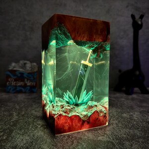 Diorama Resin Epoxy,desk Decor,handcrafted Decor,perfect Gift for Game ...