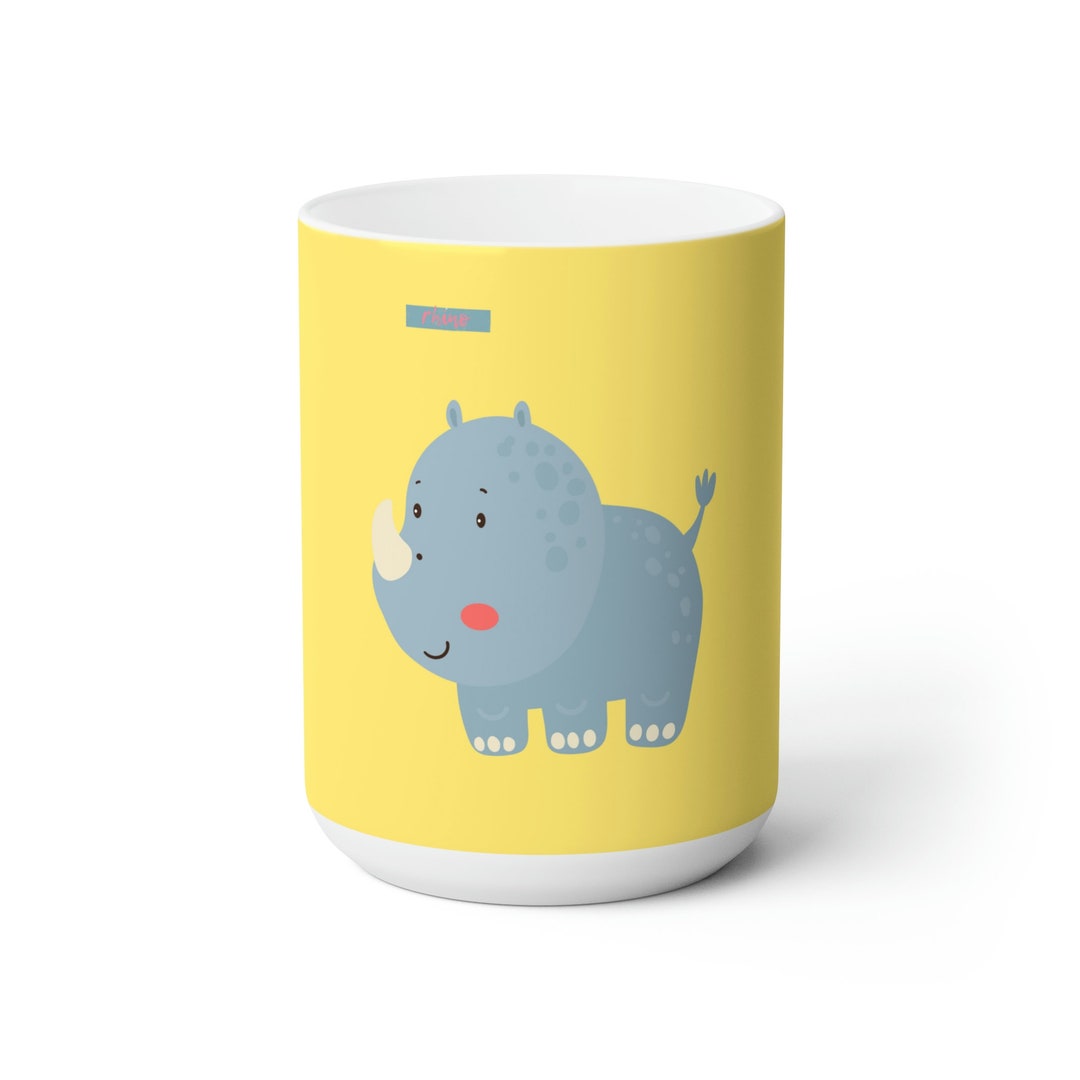 Big Five Baby Series Mug Baby Rhino Design 450ml 15oz Microwave and ...