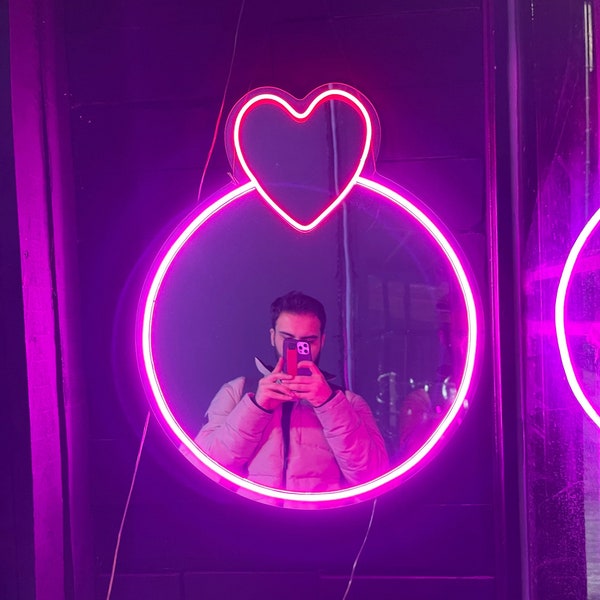 Neon Mirror - Etsy