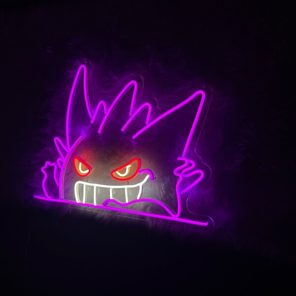 Gengar Led Sign - Etsy