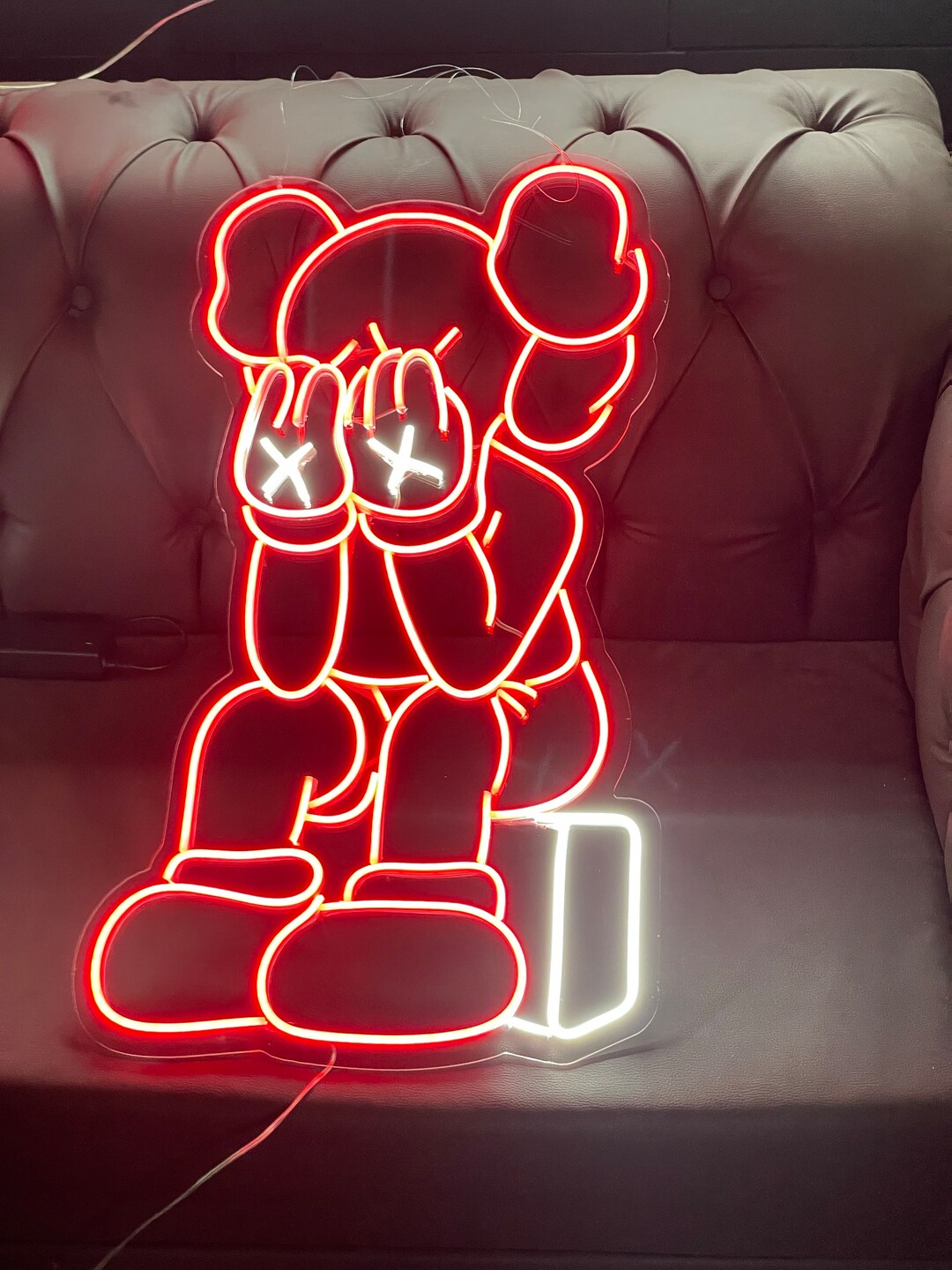 Cry Kaw Neon Sign / Christmas Gifts / Custom Neon Sign / Kaws - Etsy UK