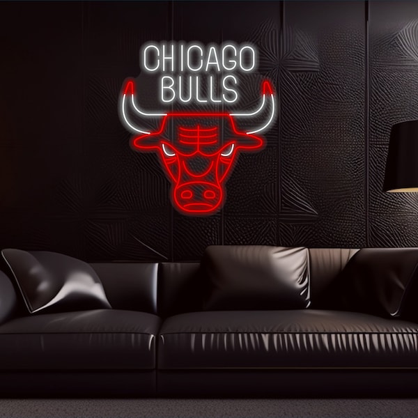 Neon Chicago Bulls Sign - Etsy