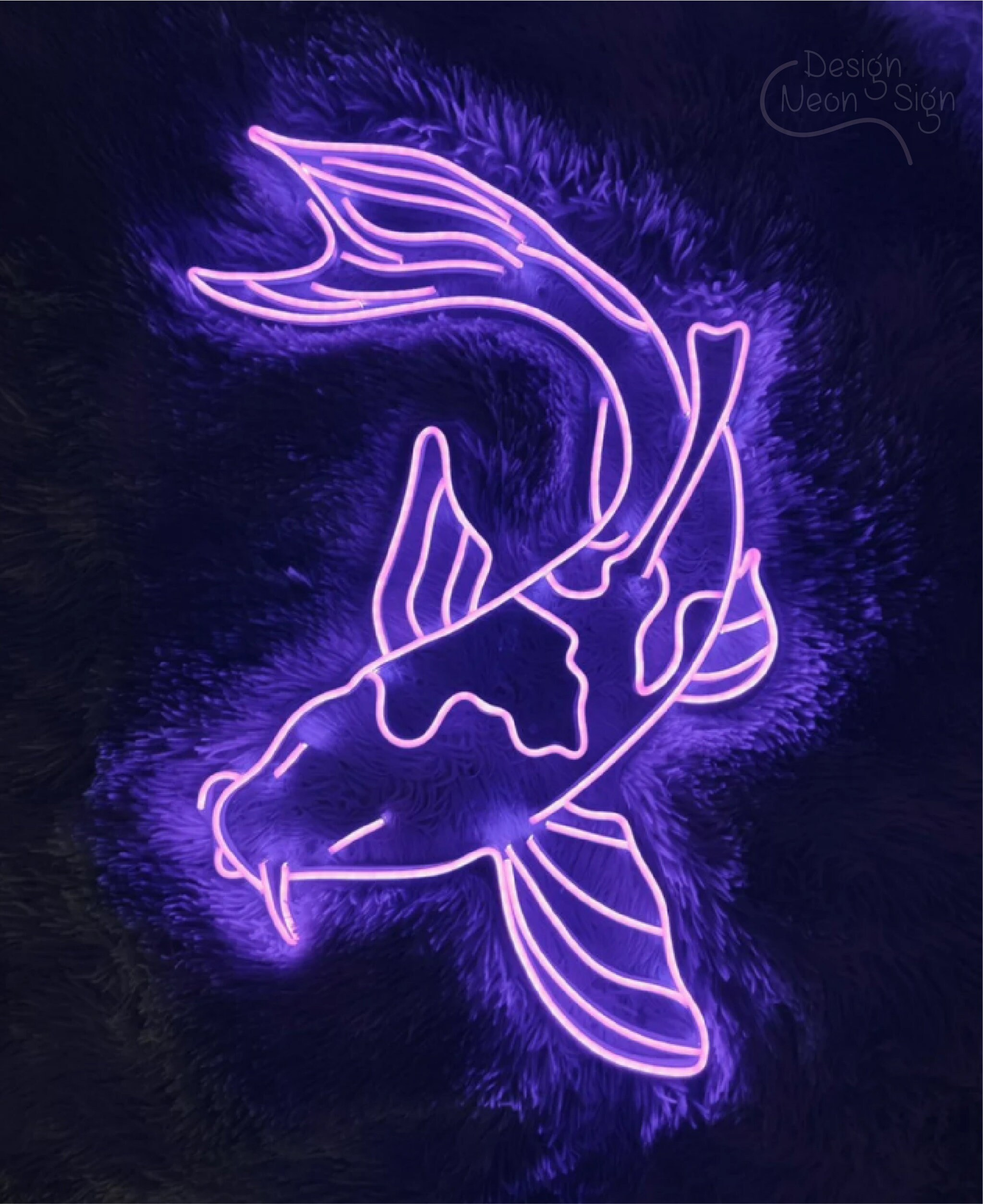 Neon Purple Fish