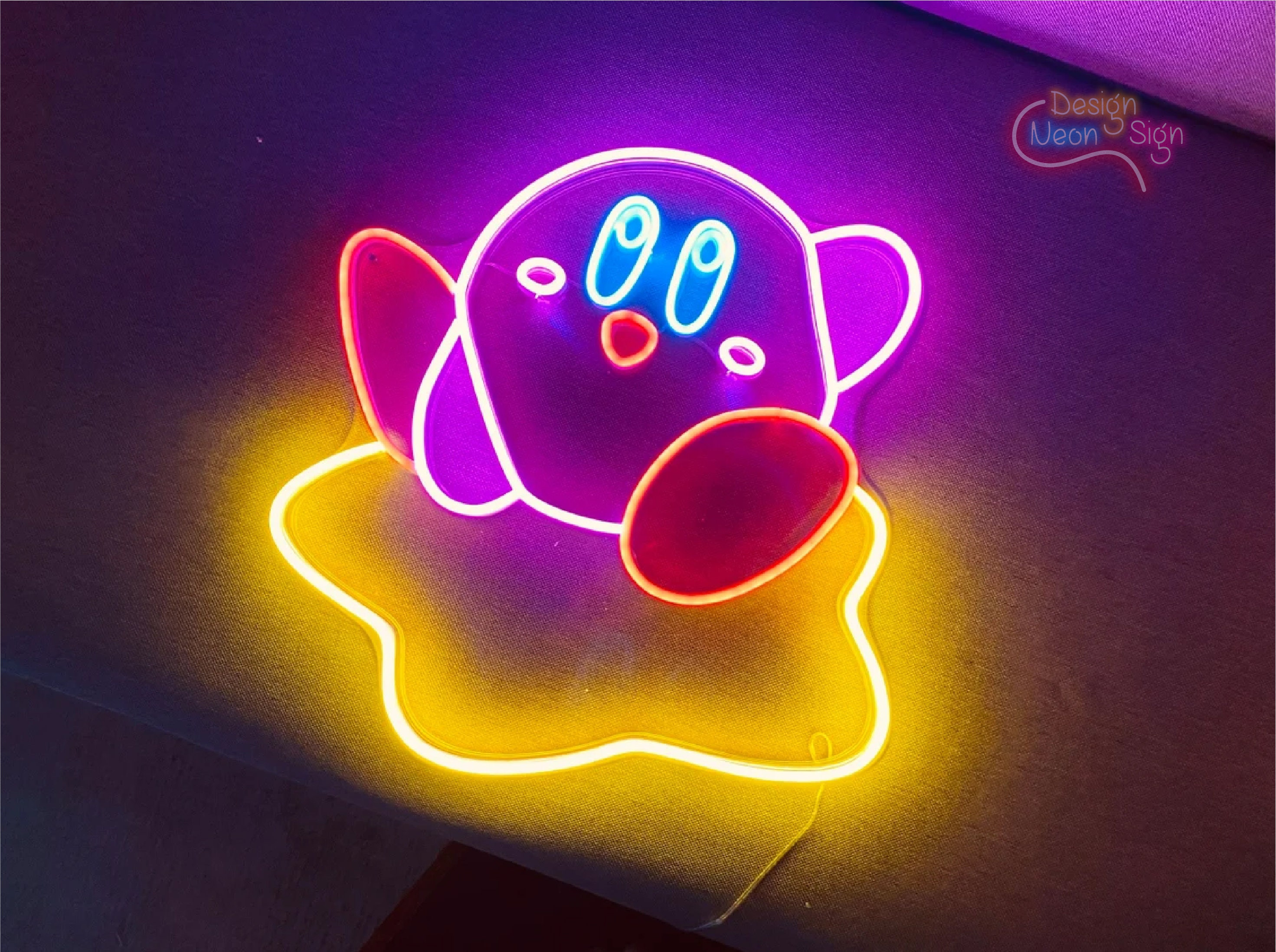 Kirby Neon Sign / Kirby Led Neon Sign/ Kirby Wall Decor / LED - Etsy UK
