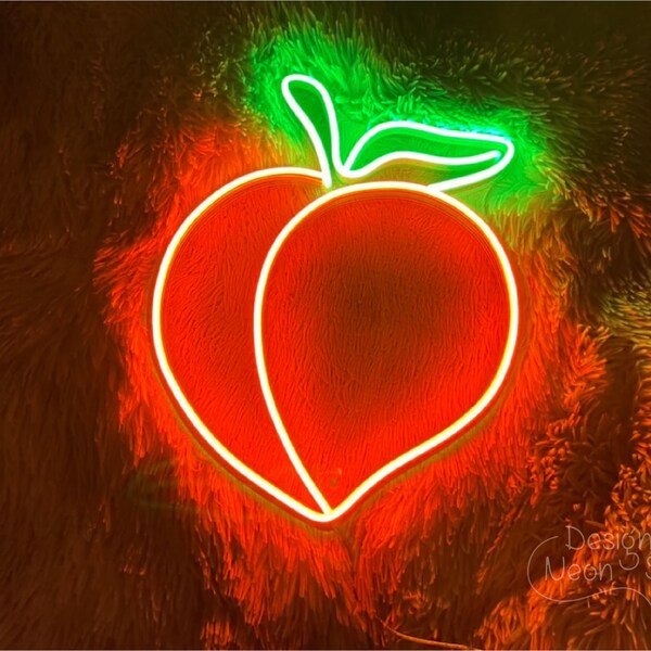 Neon Peach - Etsy
