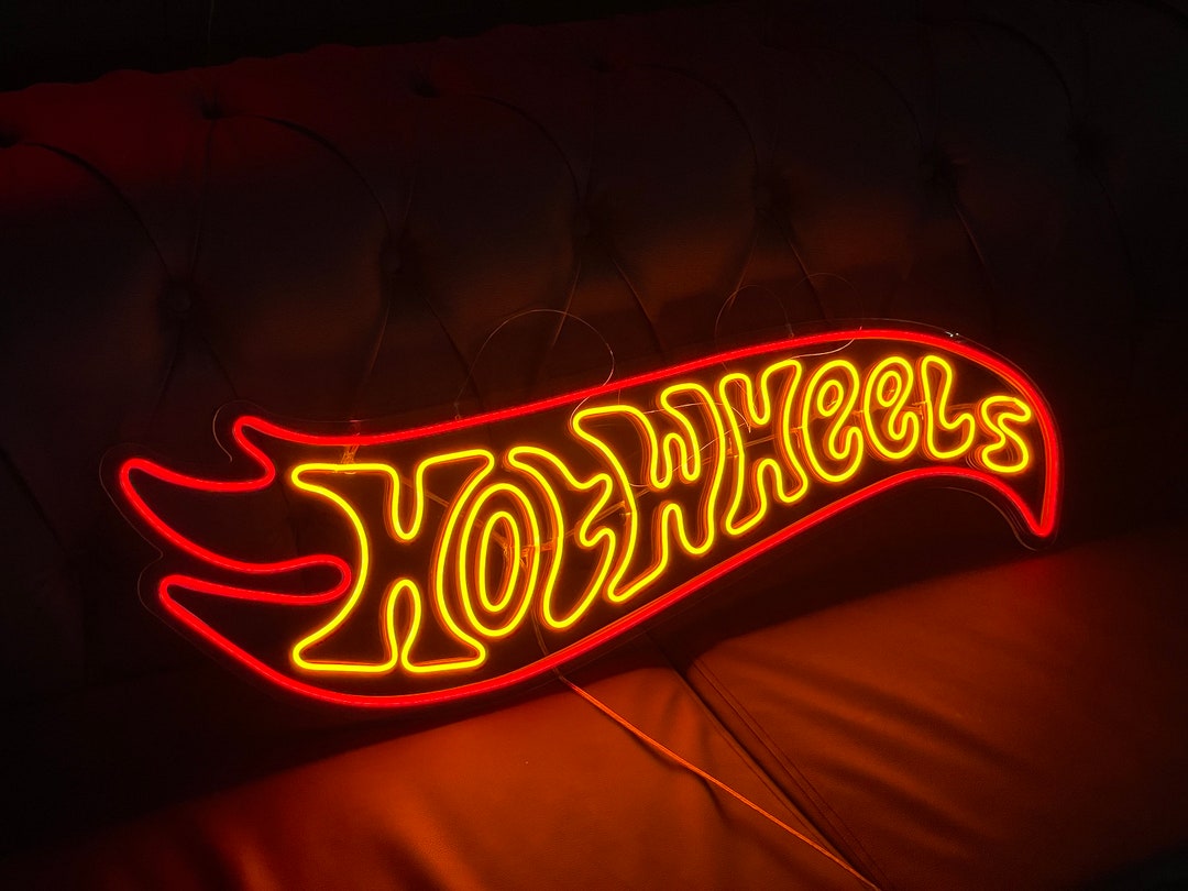 Hot Wheels Neon Led Sign / Christmas Gift / Custom Neon Sign / - Etsy UK