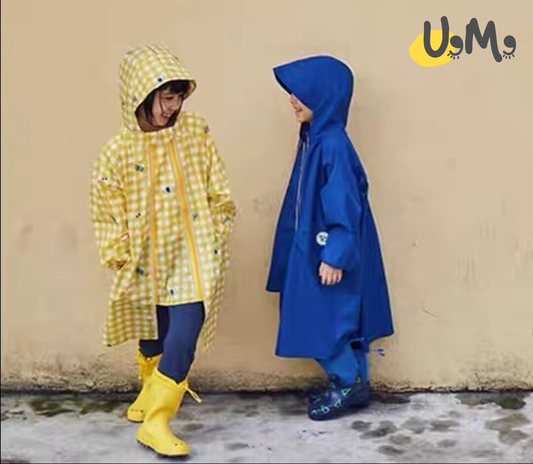 Children's Rain Jacket - Comfortably Covers Backpack - Etsy