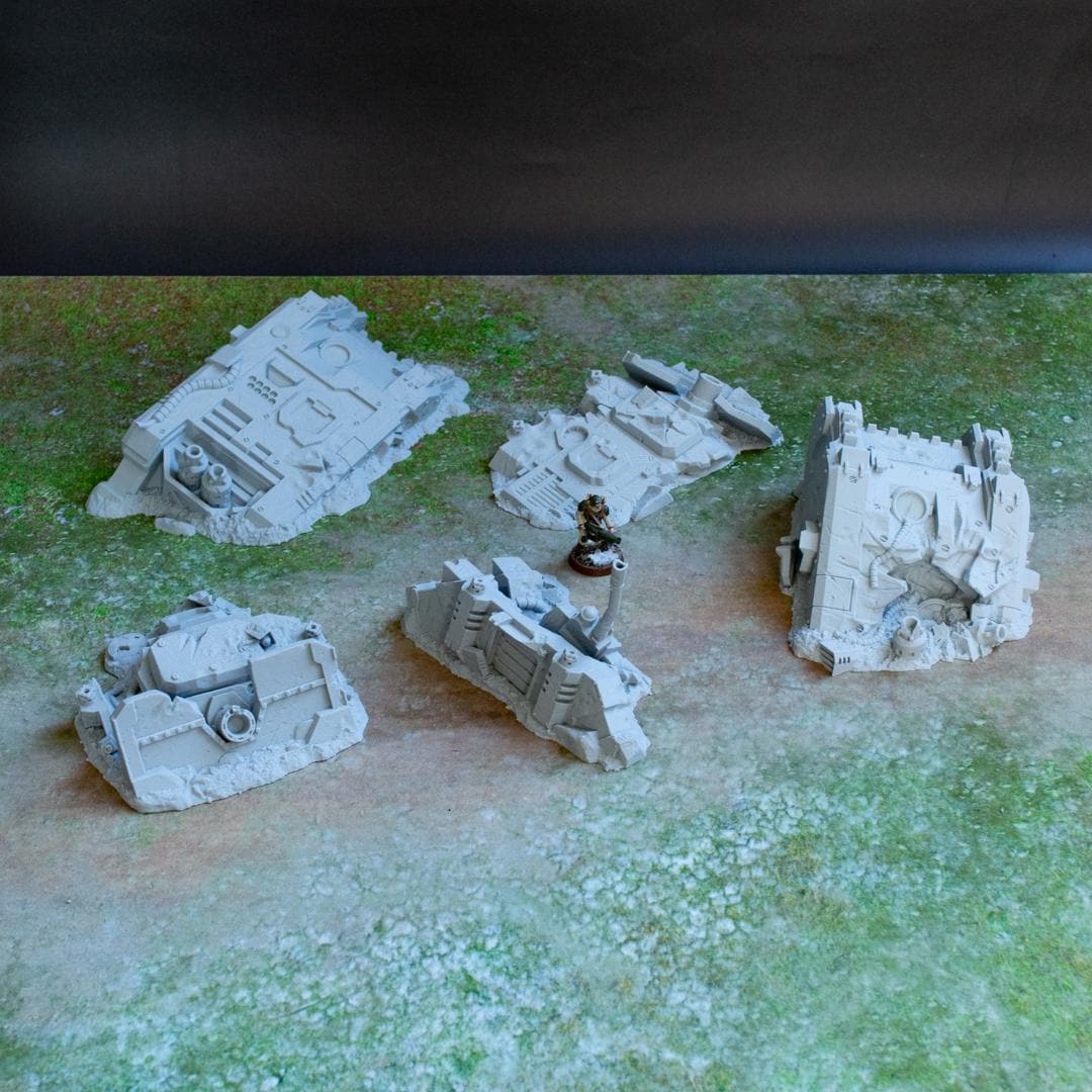 Ruined Tank | Scenery / Terrain | 3D Printed | FDM PLA - Etsy